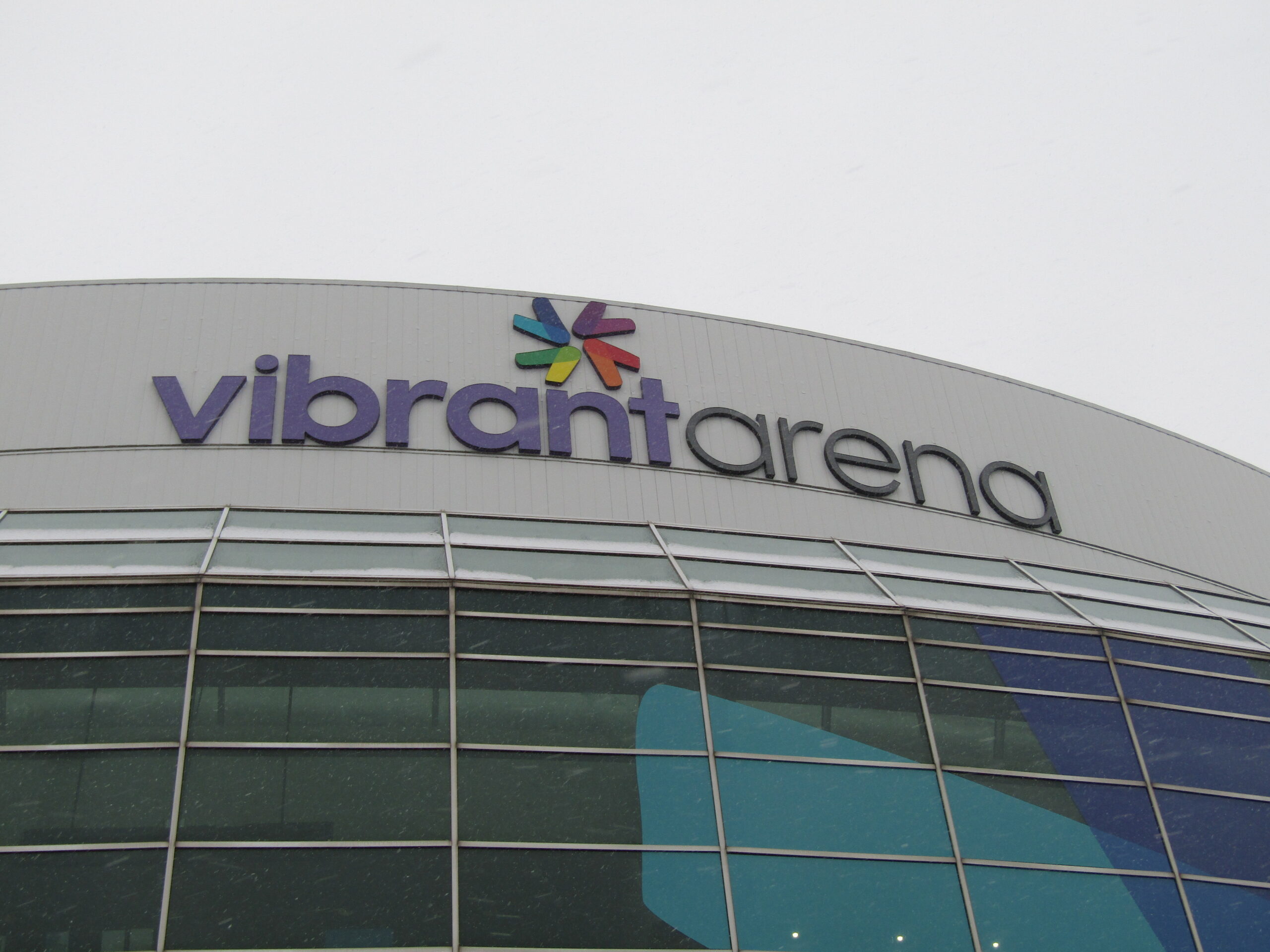 Vibrant Arena gets new sign, logo