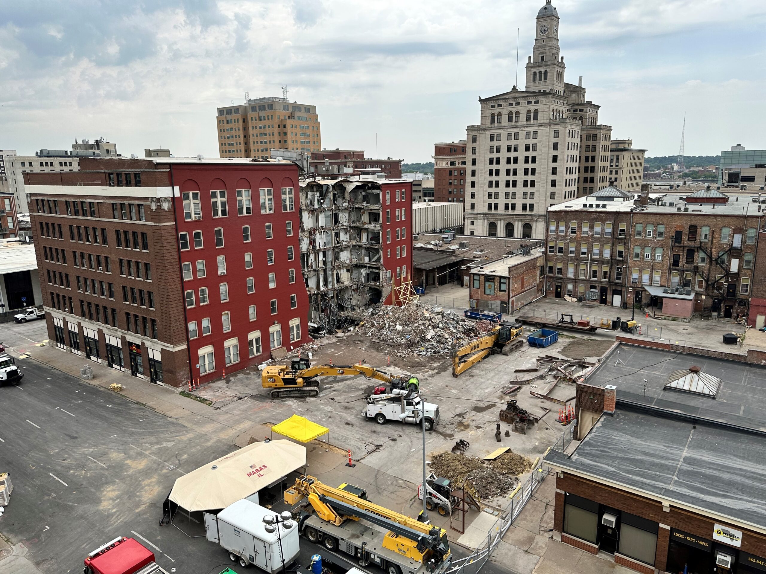 Building update: Protest planned, operations begin new phase