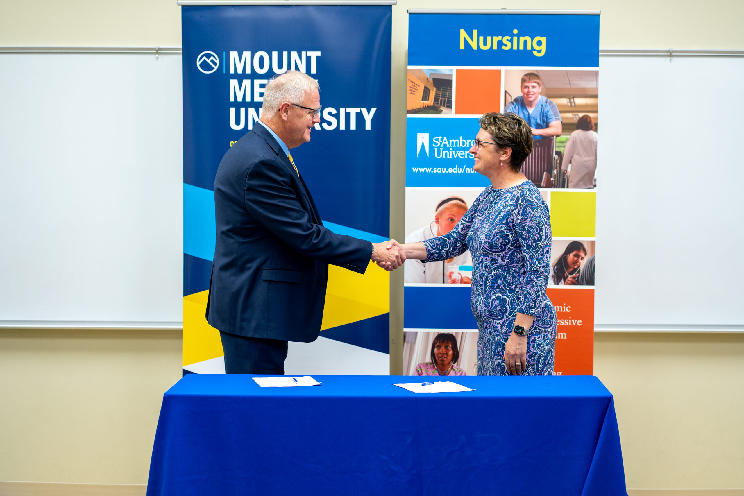 St. Ambrose, Mount Mercy sign nursing articulation agreement