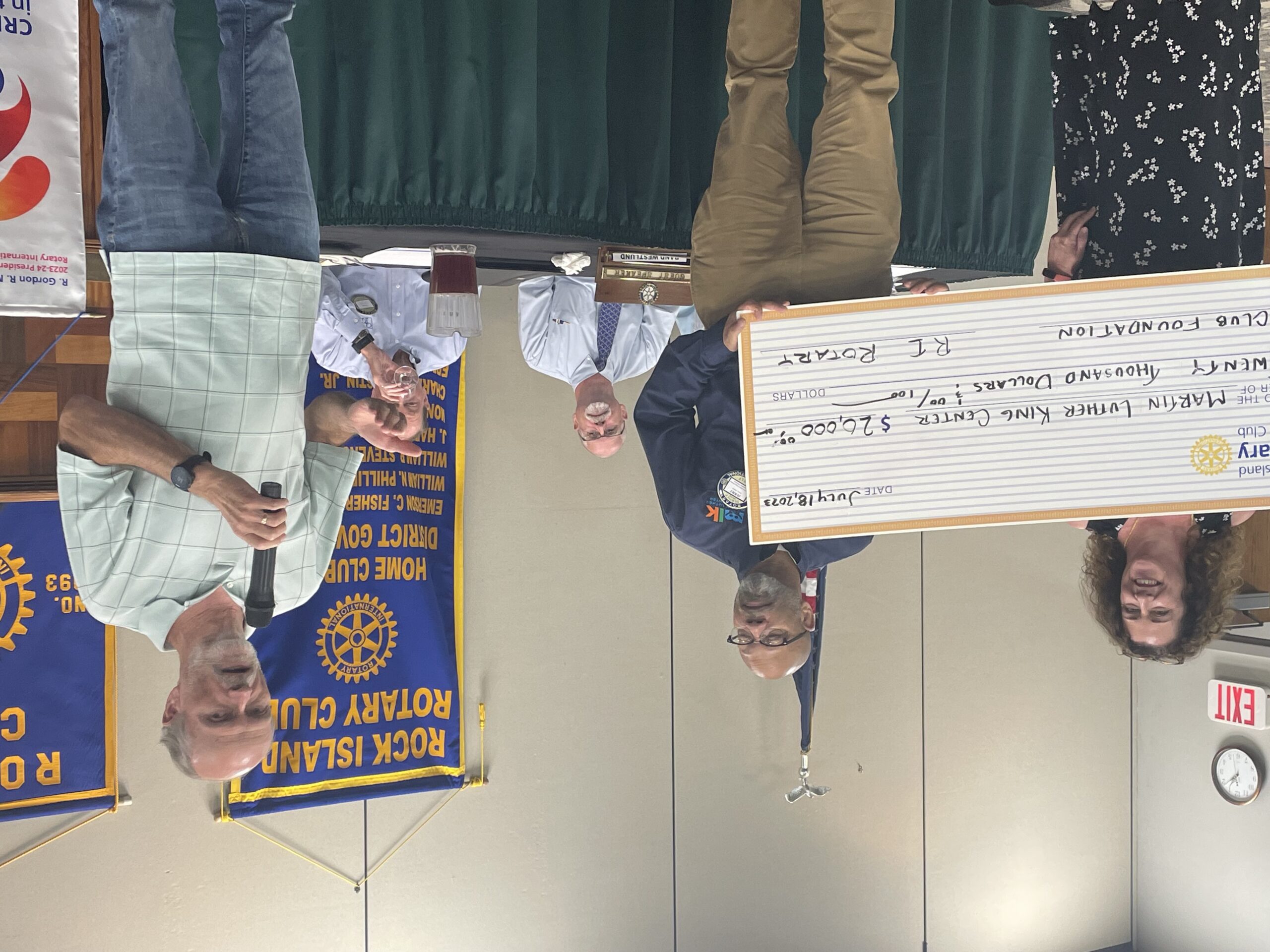 RI Rotary helps MLK Center build day camp outdoor classroom