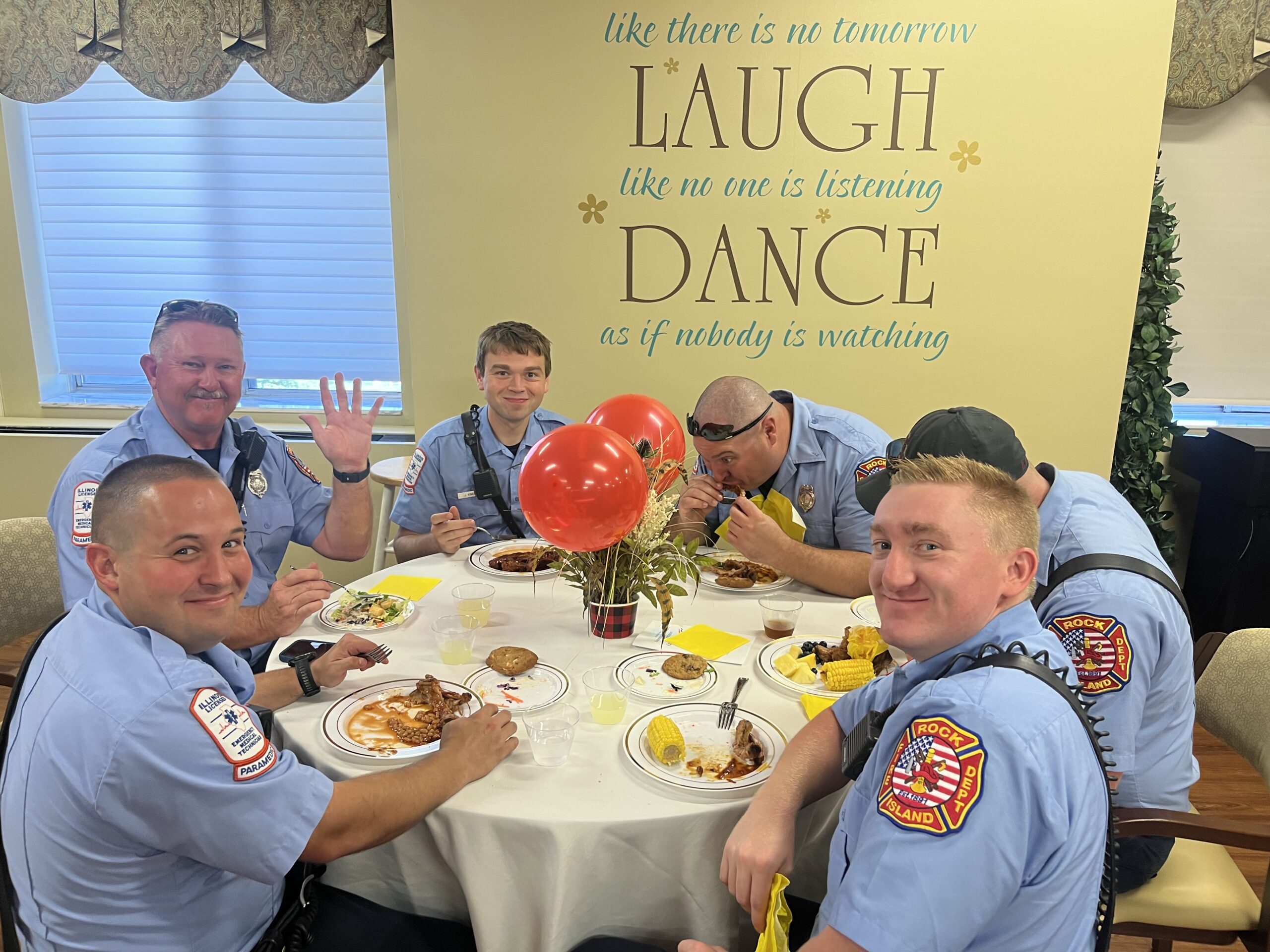 Friendship Manor Hosts First Responders Appreciation Lunch