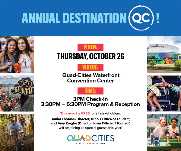 Join Visit Quad Cities for this year’s Oct. 26 Destination QC!