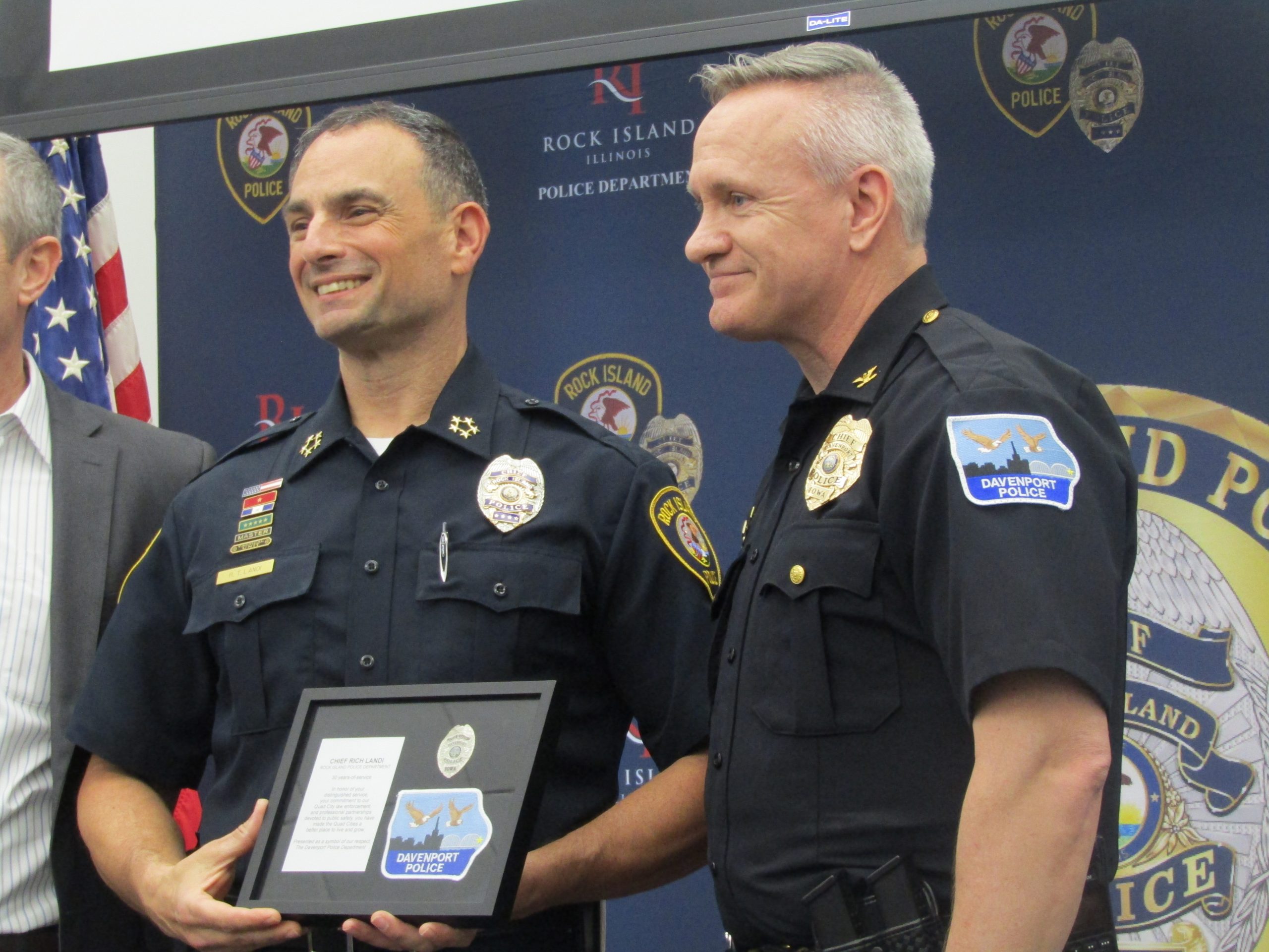 Community honors Rock Island’s retiring police chief
