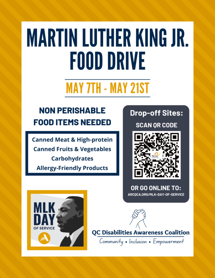 QC food drive celebrates Martin Luther King Jr.'s legacy